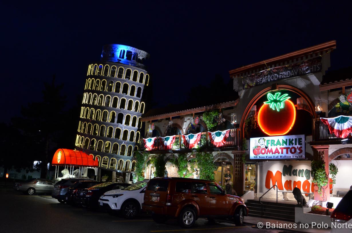 Frankie Tomatto's, um buffet de comida italiana delicioso